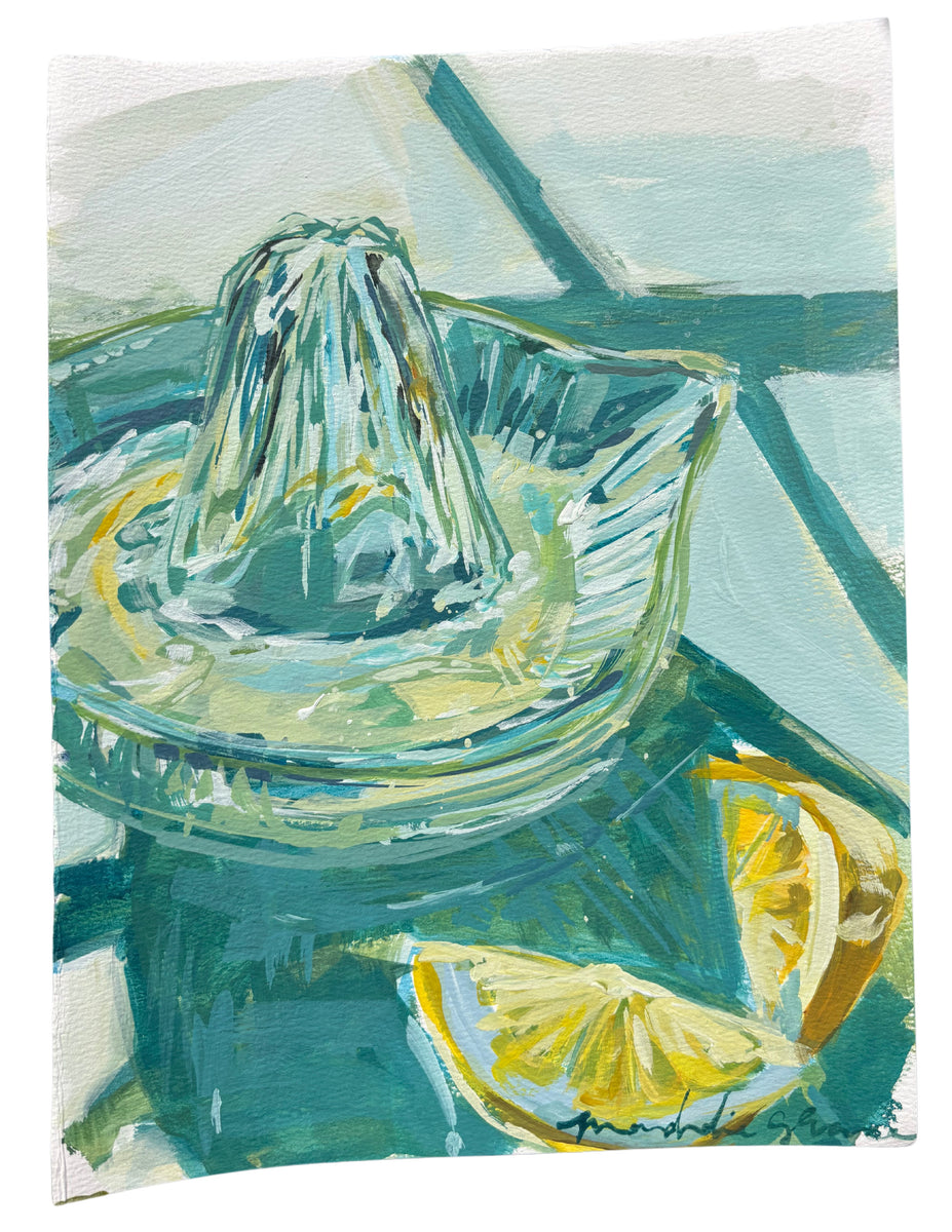 Lemons and Crystal study – Maddie Grace Art