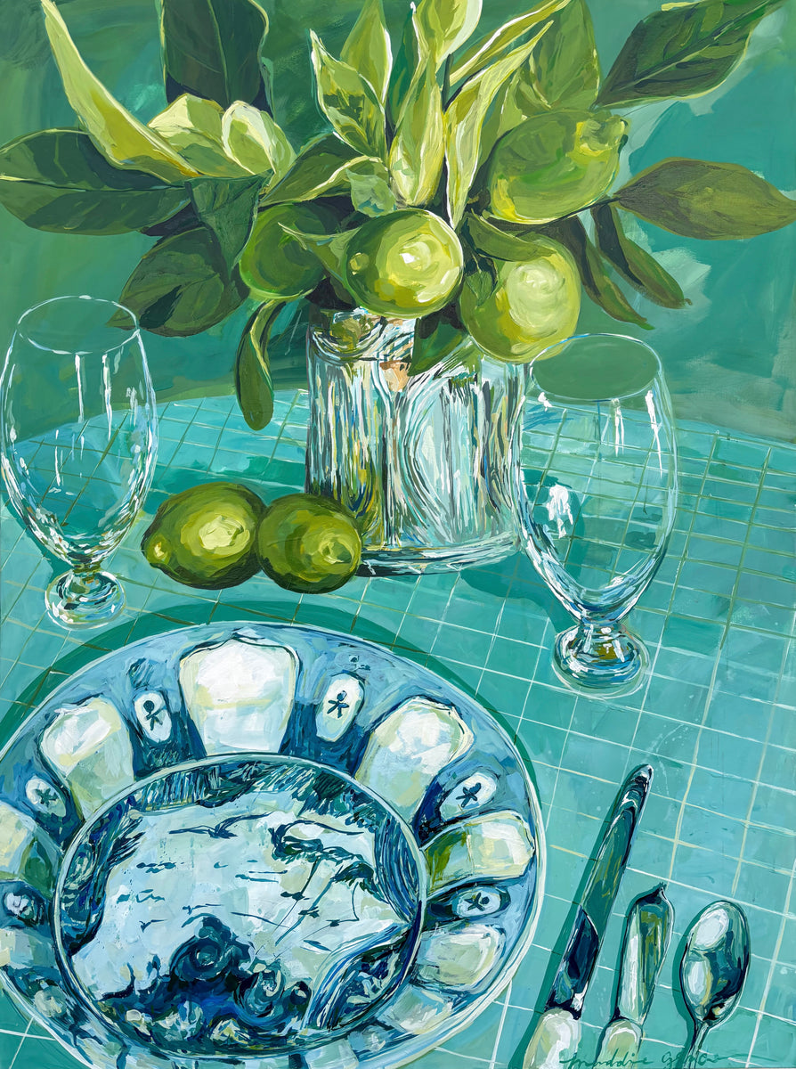 Hors d'oeuvre with Ina, 36" x 48" – Maddie Grace Art