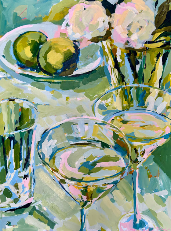 Tinis and Limes, 48 x36" – Maddie Grace Art