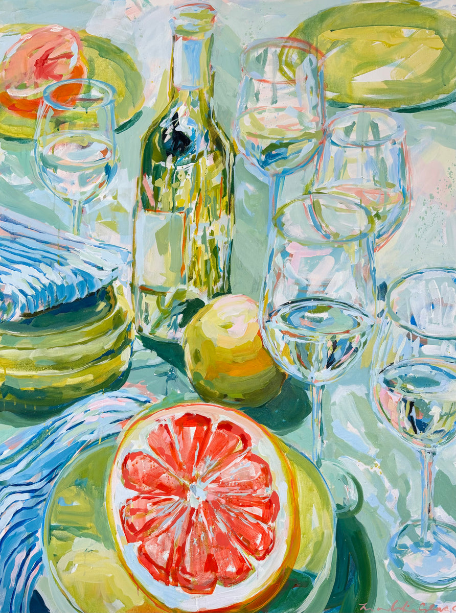 Summer Brunch, 48x36” – Maddie Grace Art